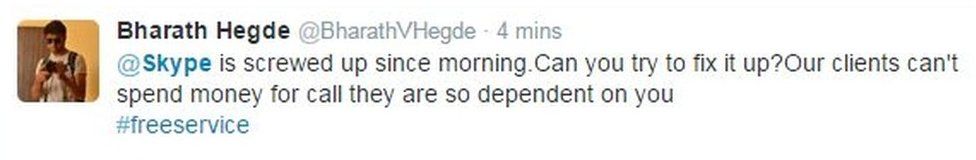 Skype service 'restored' after network problems - BBC News