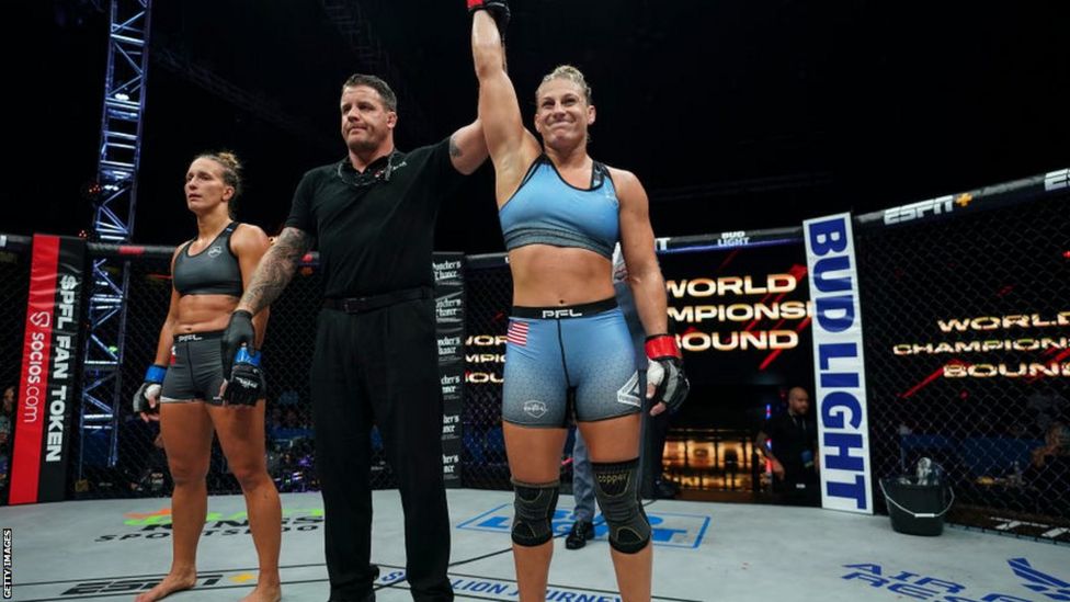 Kayla Harrison: Two-time PFL champion 'hungry and humble' before ...