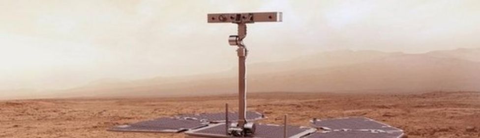 Liquid water 'lake' revealed on Mars - BBC News