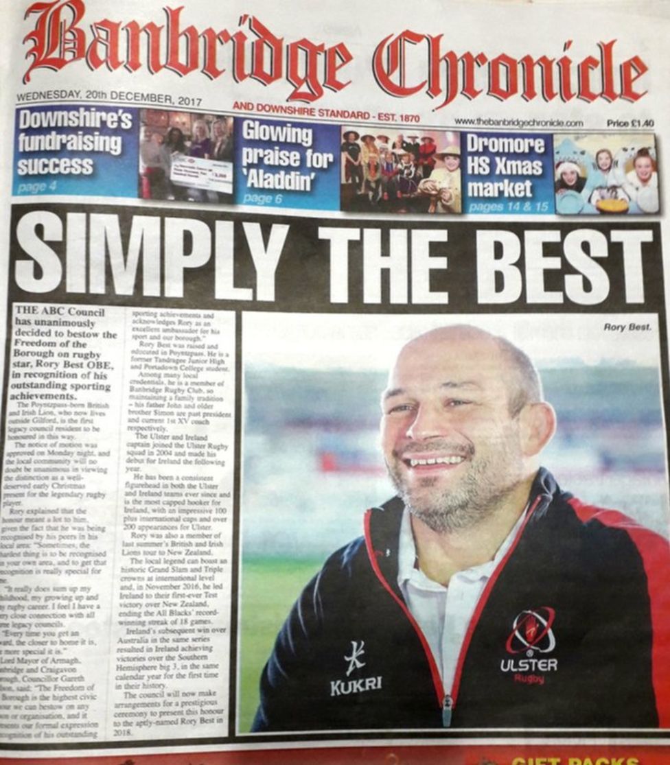 NI weekly paper review: Christmas lights and Strabane 'bloodbath' - BBC ...