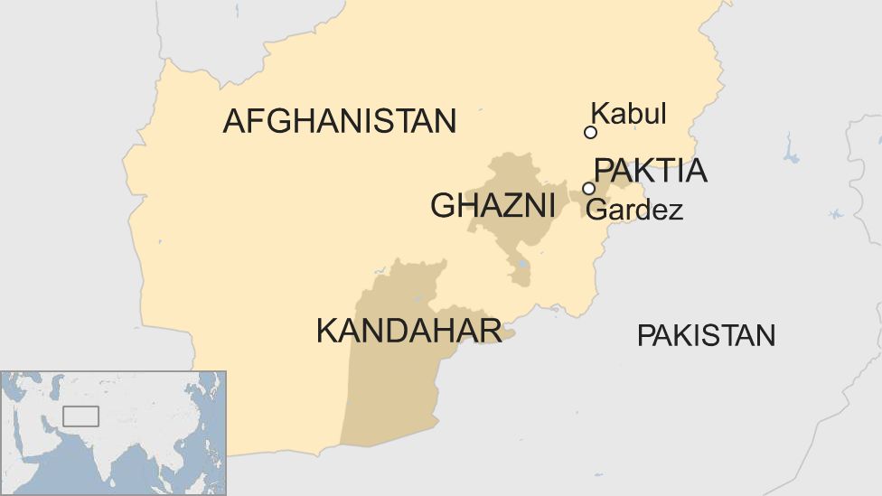 Afghan army base destroyed by Taliban suicide bombers - BBC News