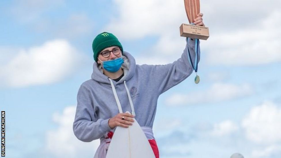 Stanley Norman: British champion surfer on World Surfing Games ...