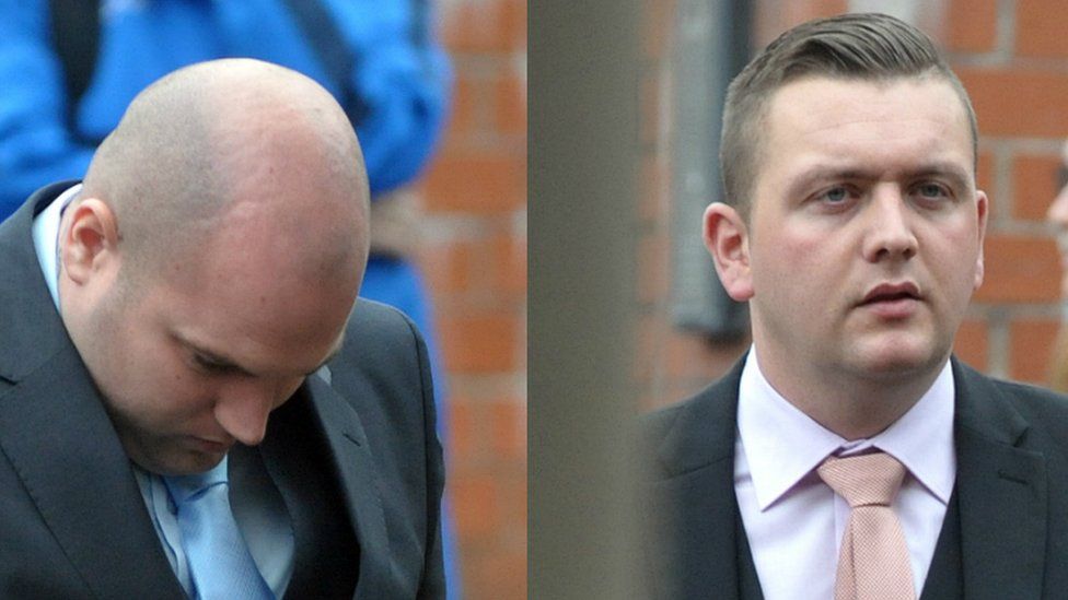 Pair guilty of killing man on bridge - BBC News
