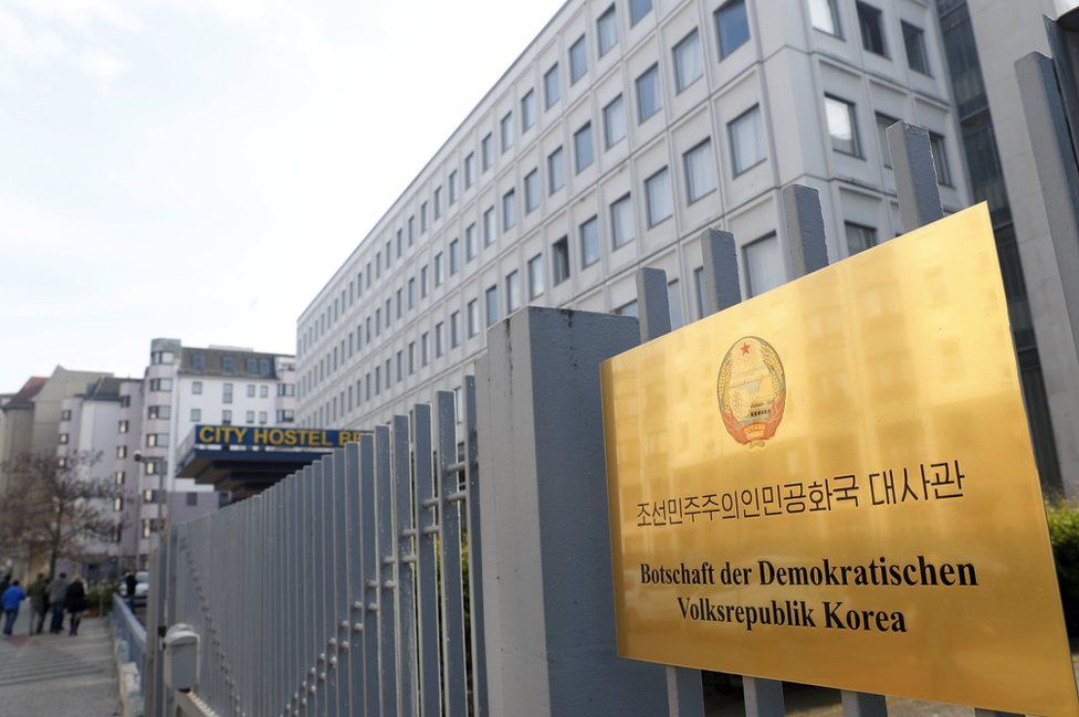 North Korea's Berlin hostel targeted by German sanctions - BBC News