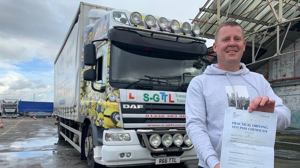 Nottinghamshire HGV testing centre opens after rule change - BBC News