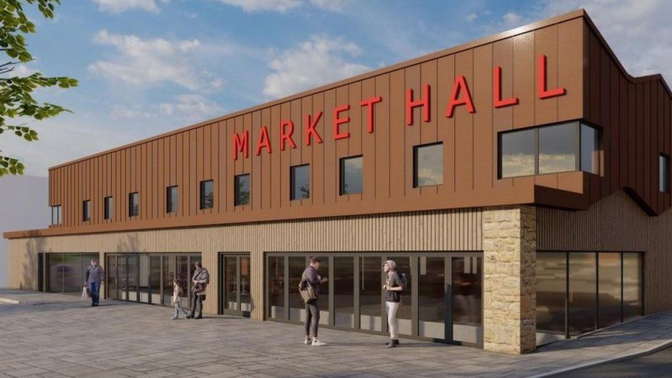 New cinema back on the agenda for Colne Market Hall revamp - BBC News