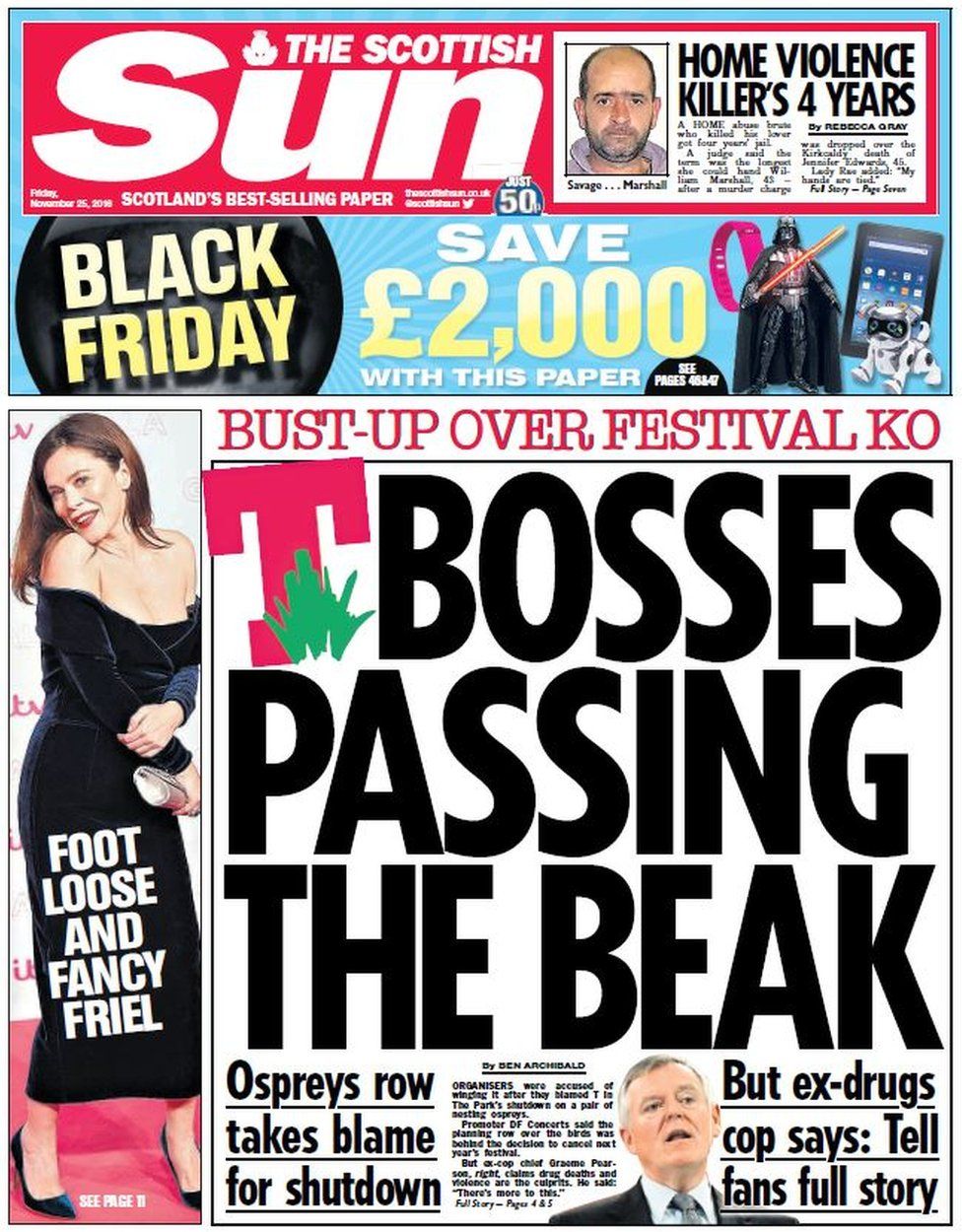 Scotland's papers: Blair's Brexit mission and T's break - BBC News