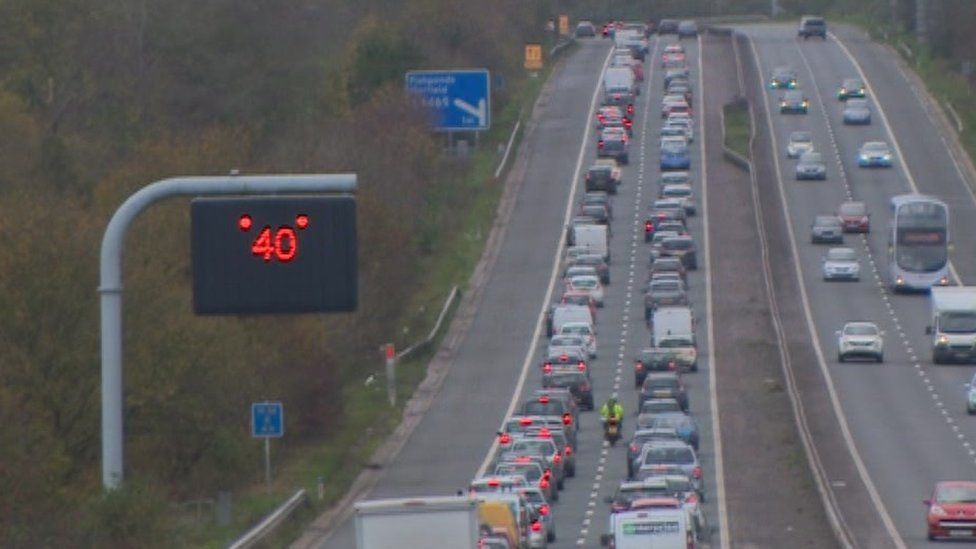 Man killed walking on M32 named - BBC News