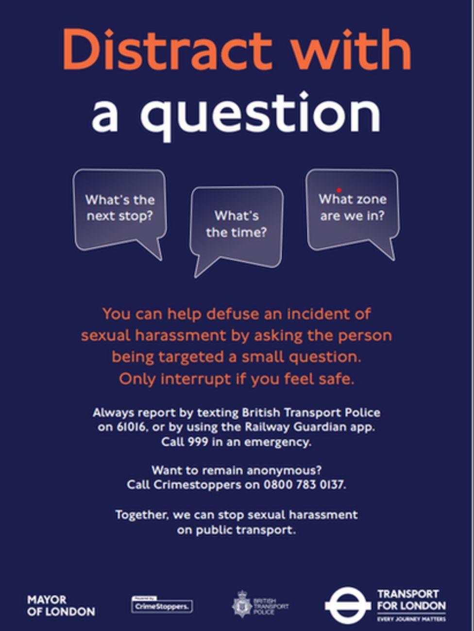 People urged to intervene in sexual harassment on Tube - BBC News