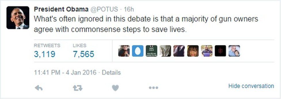 Dear Mr Obama... gun law messages for the US president - BBC News