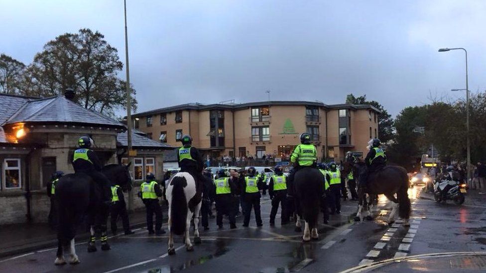 Oxford United Football Club boss 'disappointed' at derby violence - BBC ...