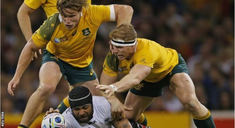 Rugby World Cup 2015: Australia 28-13 Fiji - BBC Sport