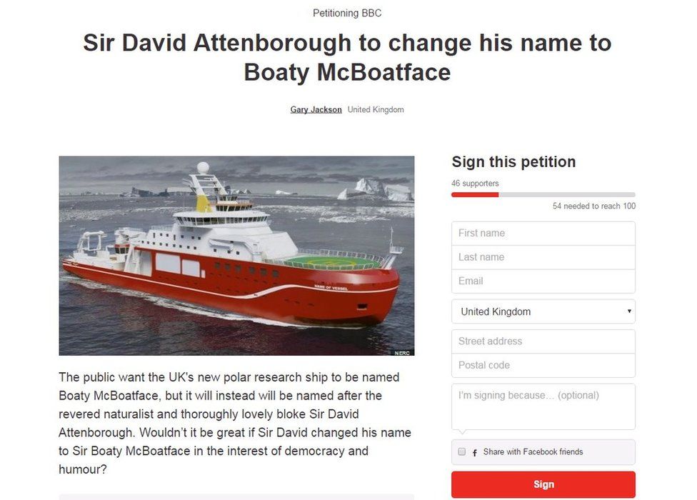 Boaty McBoatface decision sparks mock outrage - BBC News
