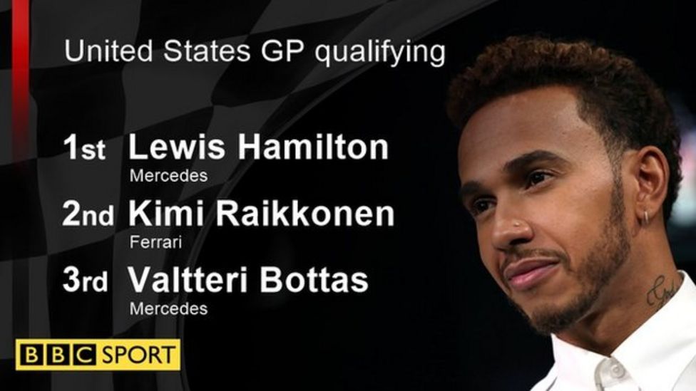 United States Grand Prix: Lewis Hamilton on pole position - BBC Sport