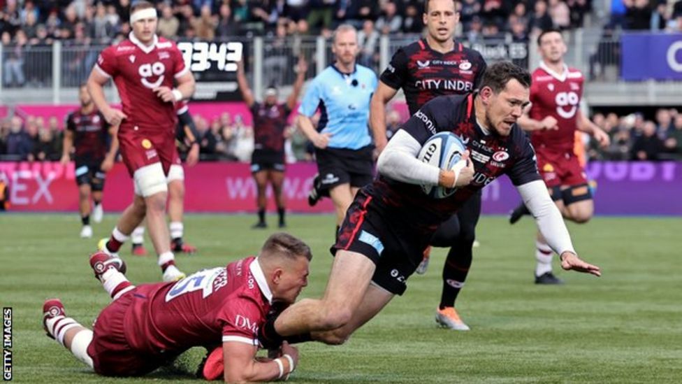 Saracens 33-22 Sale: Alex Goode stars as Sarries maintain winning run ...