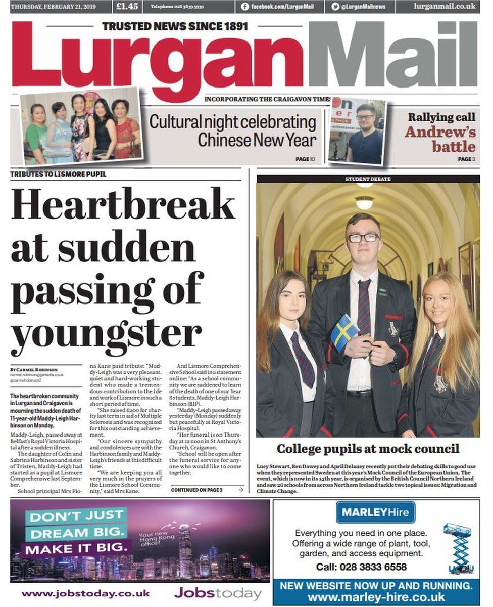 Weekly paper review: A 'life-saving' trip and new data centre - BBC News