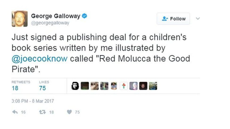 George Galloway to write children's books - BBC News
