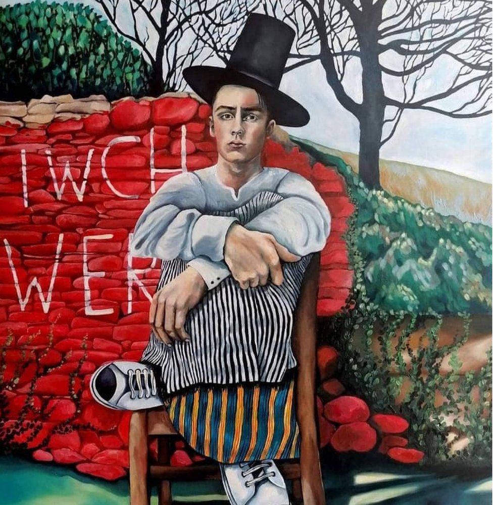 Neges Merched Beca am hawliau yn ysbrydoli’r artist Meinir Mathias ...