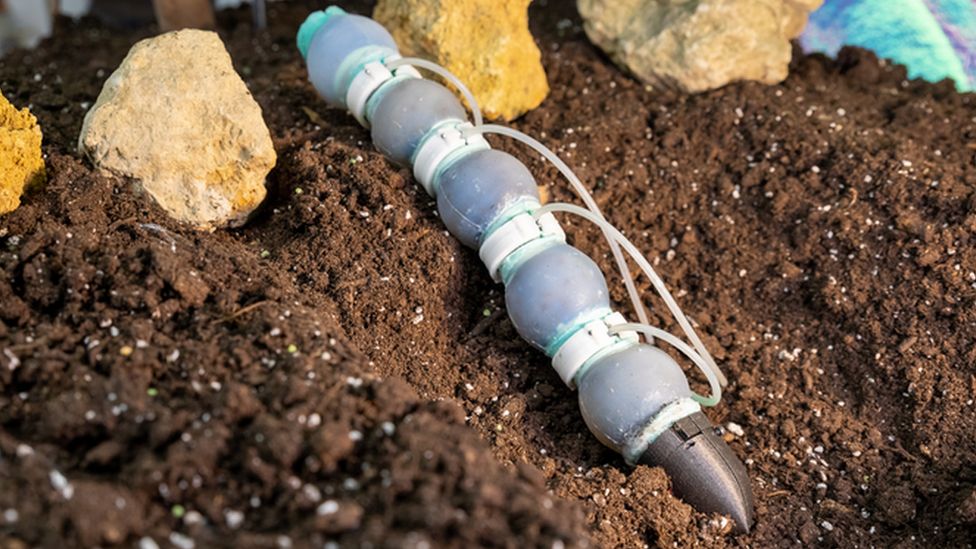 Earthworm robot could help explore other planets say scientists - BBC ...