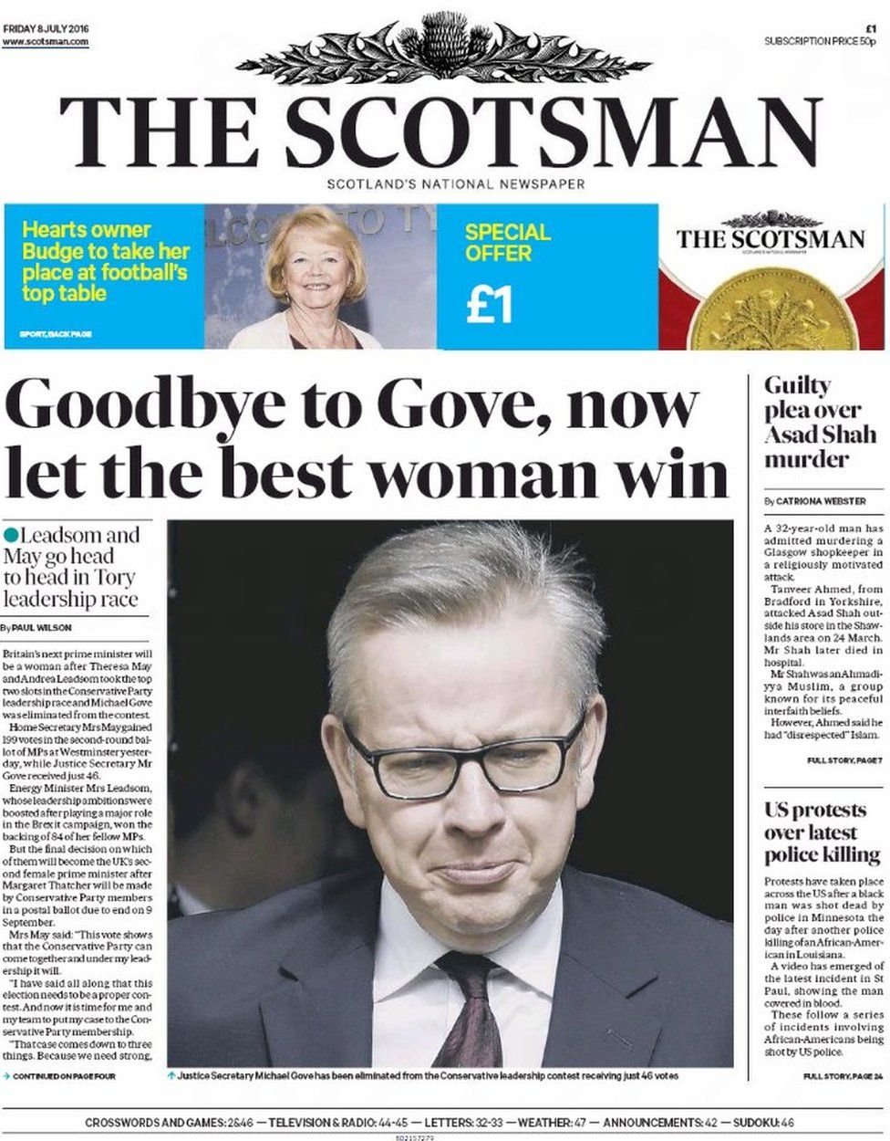 Scotland's papers: Loch tragedy and Tory leadership bid - BBC News