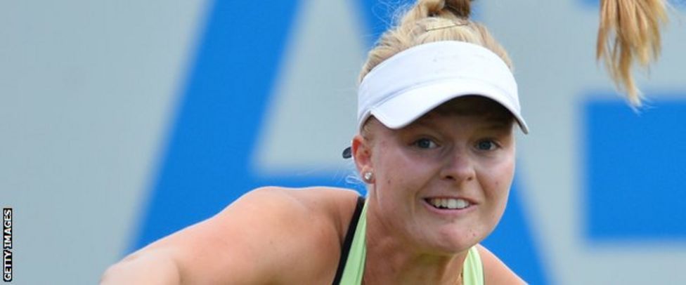 Heather Watson through in Eastbourne's Aegon International - BBC Sport