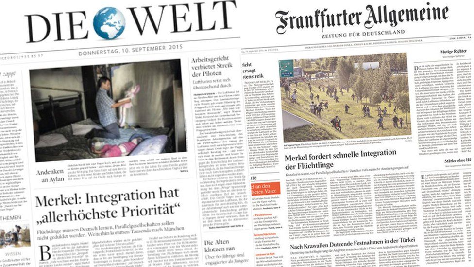 European press praise and foreboding over migrant proposals - BBC News