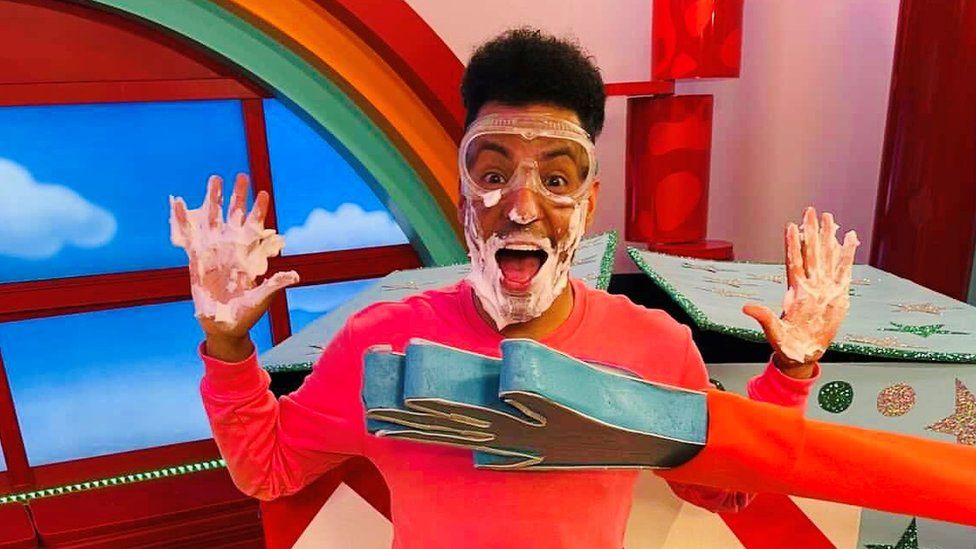 Gyasi Sheppy: NI CBeebies presenter on his dream job - BBC News
