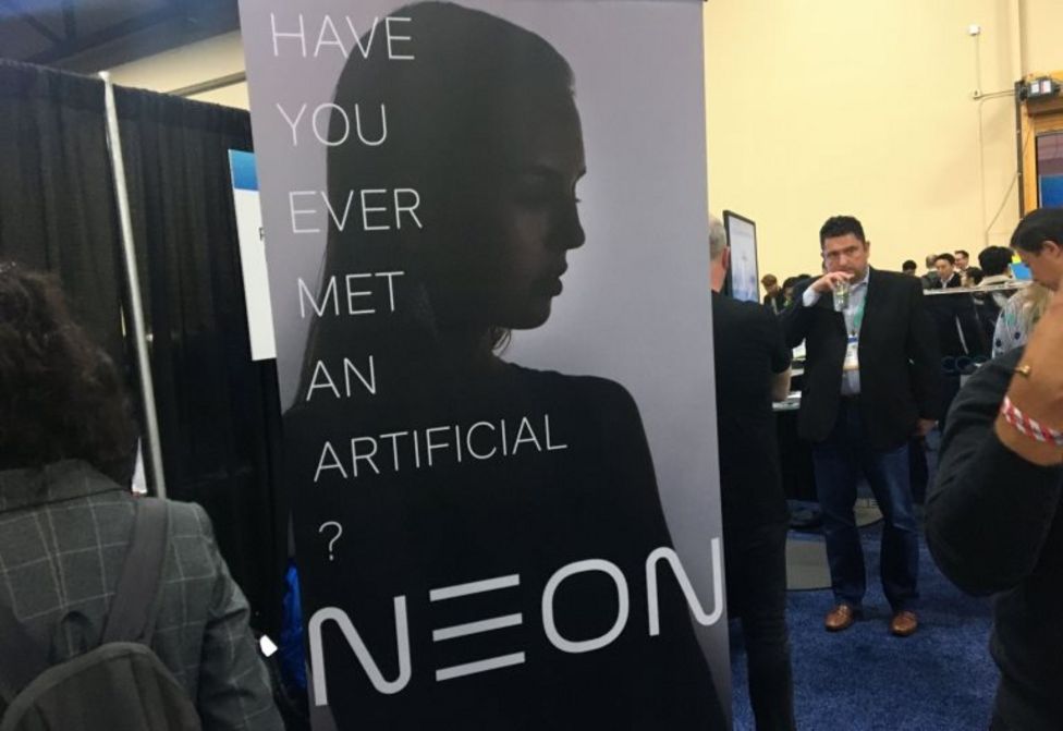 CES 2020: Neon's artificial humans 'don't live up to hype' - BBC News
