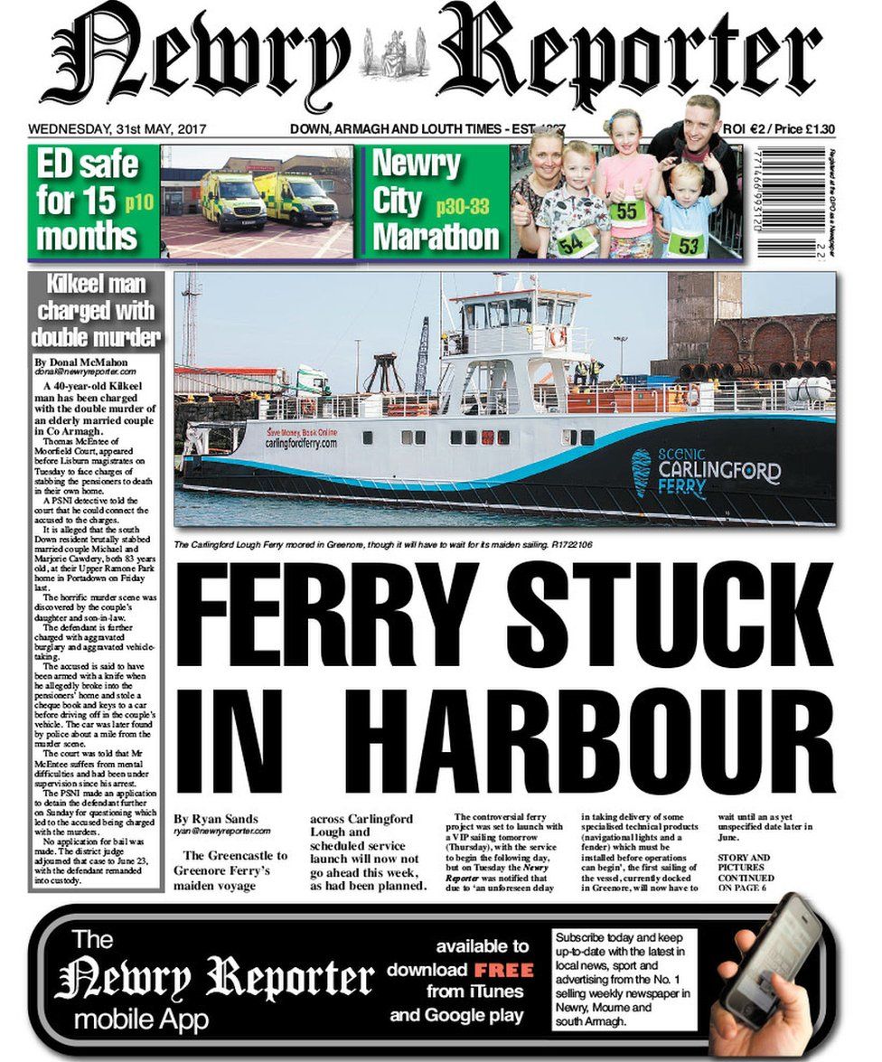 Weekly newspaper review: Under-age drinkers and deer attack - BBC News