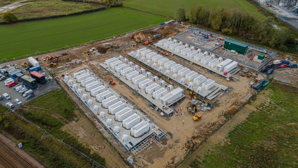 BESS: The charged debate over battery energy storage systems - BBC News