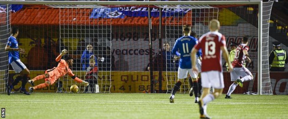 Hamilton Academical 1-4 Rangers - BBC Sport