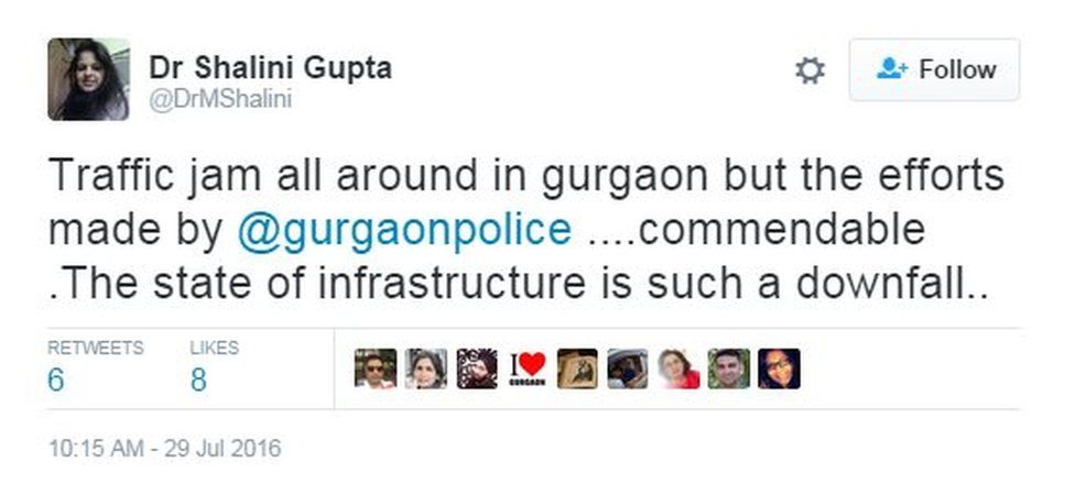 India traffic chaos sparks Twitter humour from bored commuters - BBC News