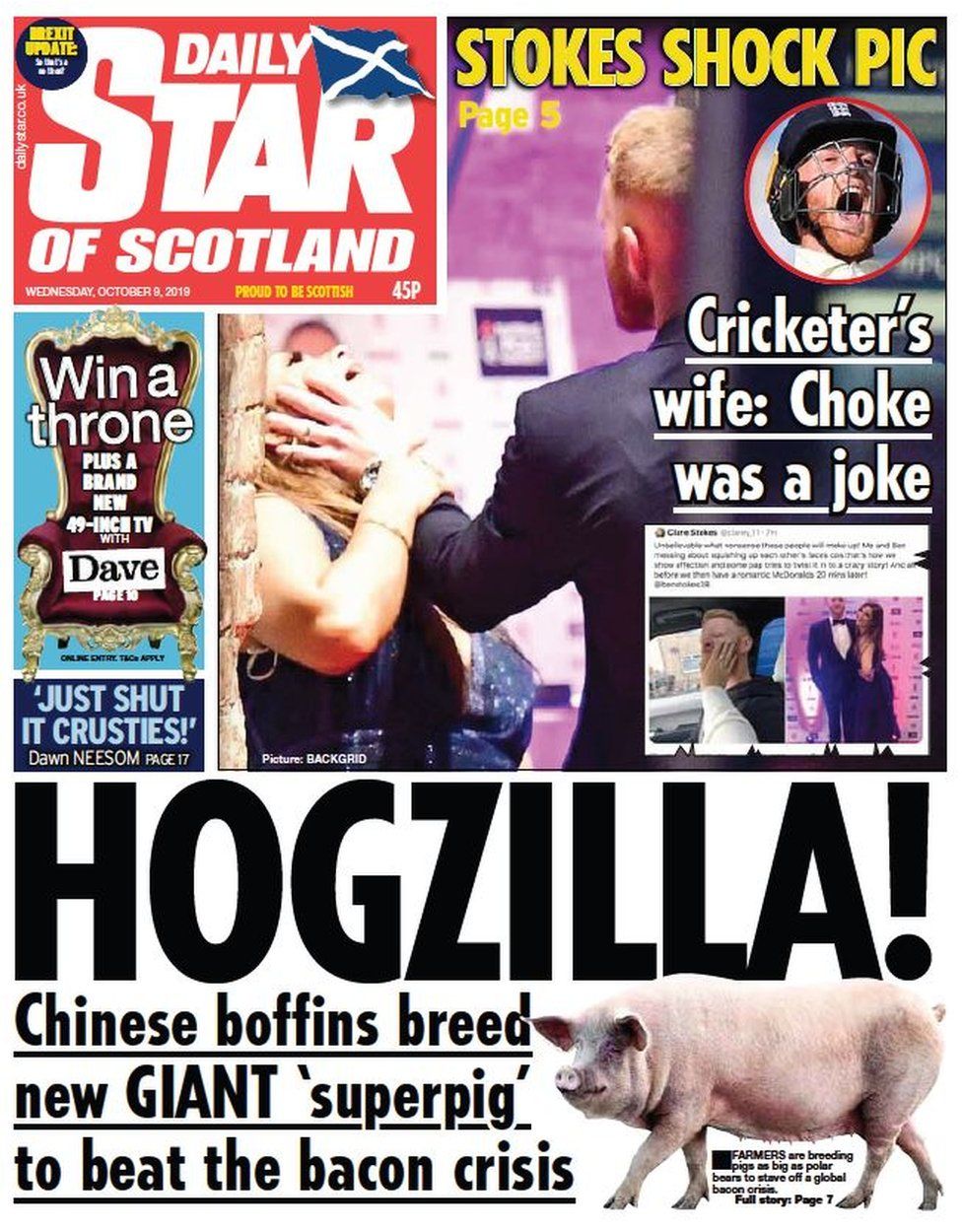 Scotland's papers: Runaway bus crush and Brexit deal 'impossible' - BBC ...