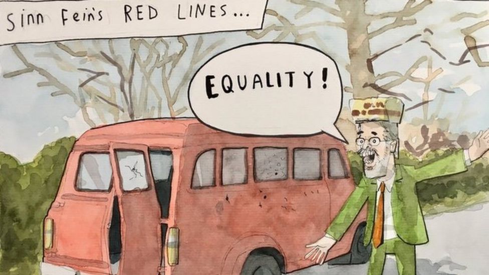 Political cartoons draw Northern Ireland's history - BBC News