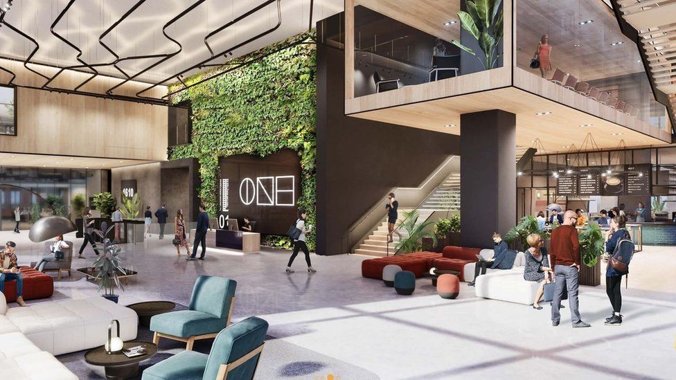 Reading landmark office to offer 'sweeping views' of town - BBC News