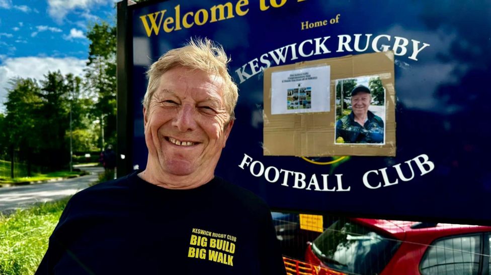 Former mayor walks hundreds of miles for Keswick rugby clubhouse ...