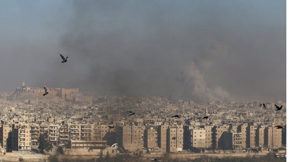 Syria conflict: US urges 'grace' as Aleppo's fall nears - BBC News