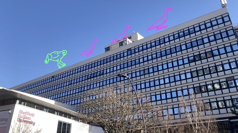 Augmented reality: Pokemon Go-style art trail comes Sheffield - BBC News