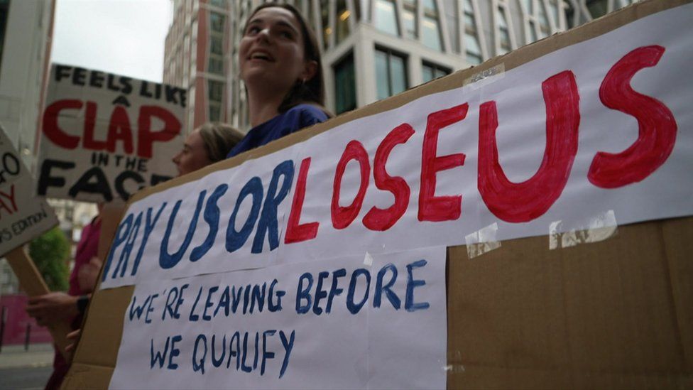 Junior doctors to strike in England on 13 to 15 March - BBC News