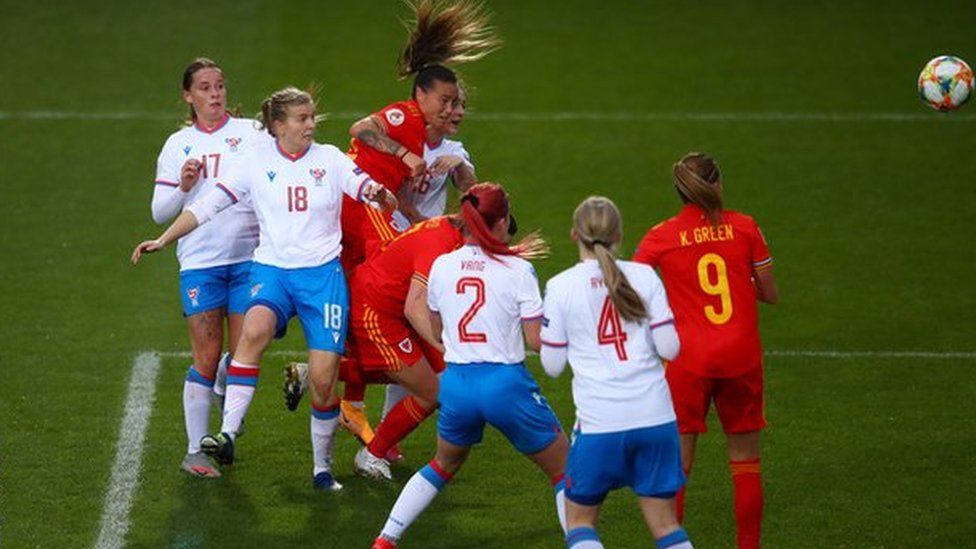 Buddugoliaeth ysgubol i Ferched Cymru - BBC Cymru Fyw