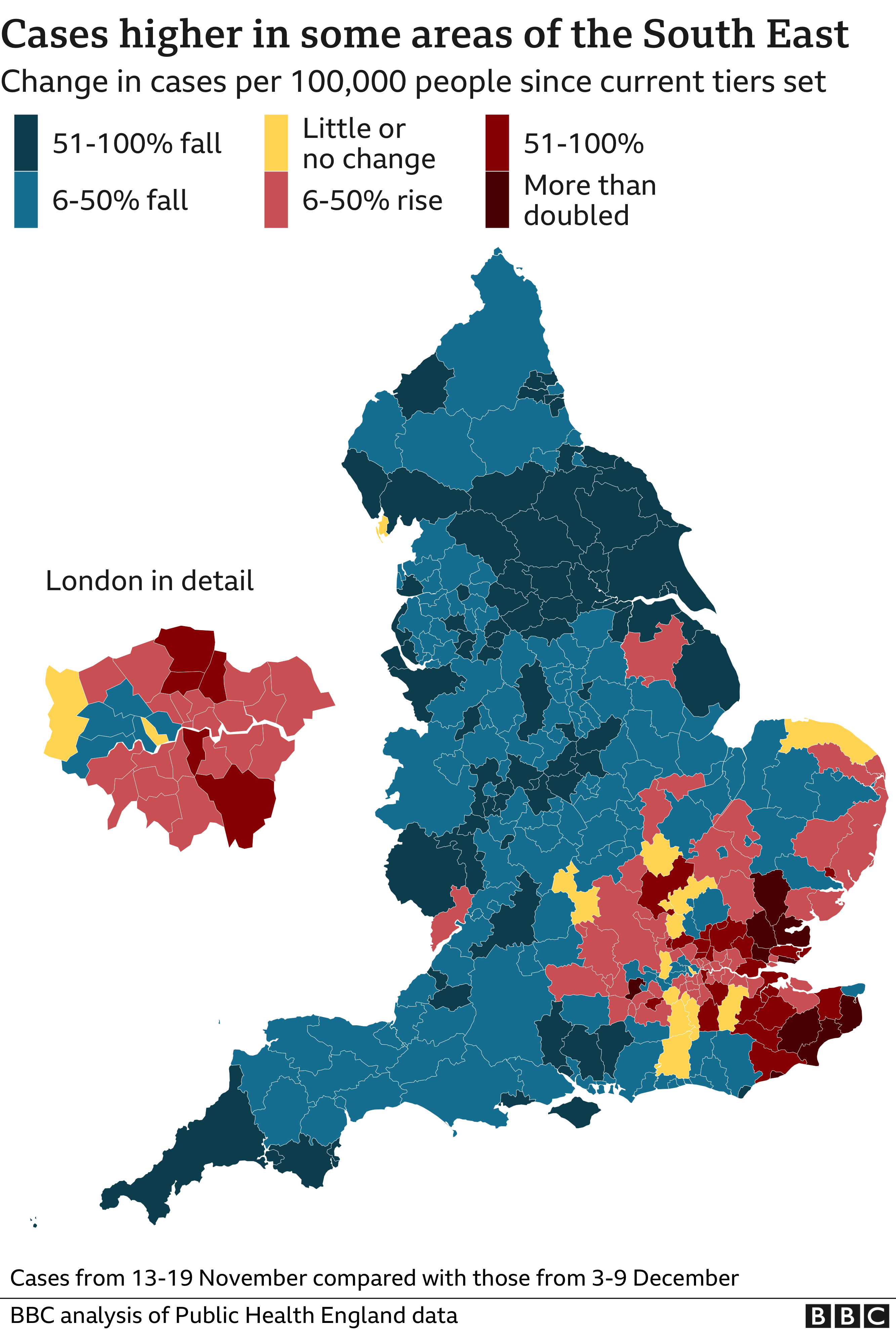 What has changed since the tiers came in after lockdown? - BBC News