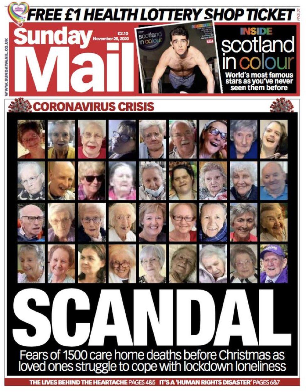 Scotland's papers: Care home death fears and 'Scotland's destiny' - BBC ...