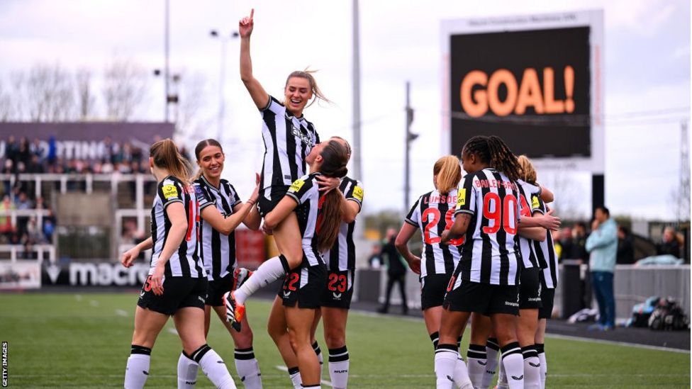 Newcastle United: Magpies promoted to Women's Championship after 10-0 ...