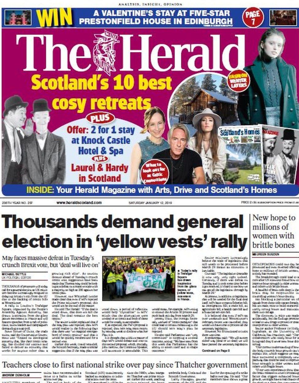 Scotland's papers: Scotland salutes 'greatest hero' Andy Murray - BBC News