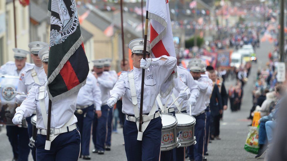 Twelfth of July parades: Thousands march across NI - BBC News