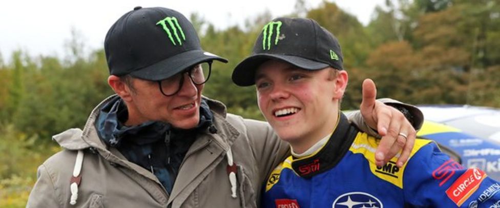 Wales Rally GB: Is Oliver Solberg rallying's next big star? - BBC Sport