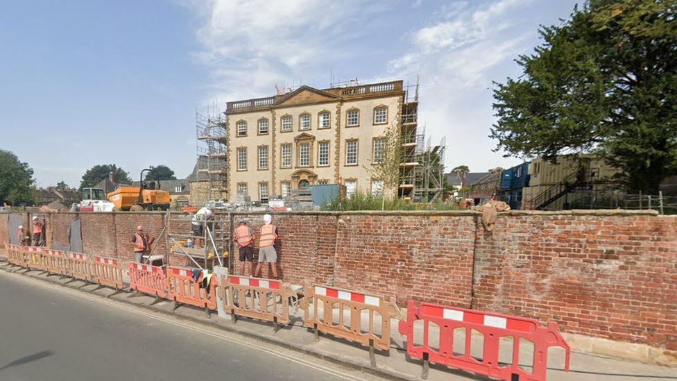 The Sherborne: Dorset mansion reopens as arts venue - BBC News