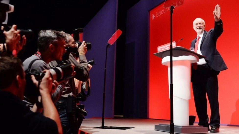 Rain, more rain and no Brexit at Labour Party Conference - BBC News