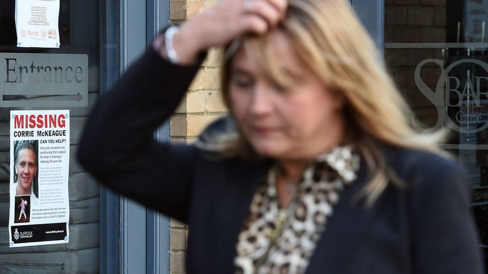 Corrie Mckeague: Missing airman's mum retraces his final steps - BBC News