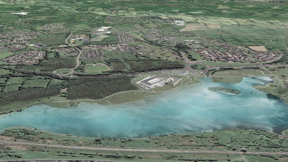 £33m Craigavon college site opposed by park users - BBC News